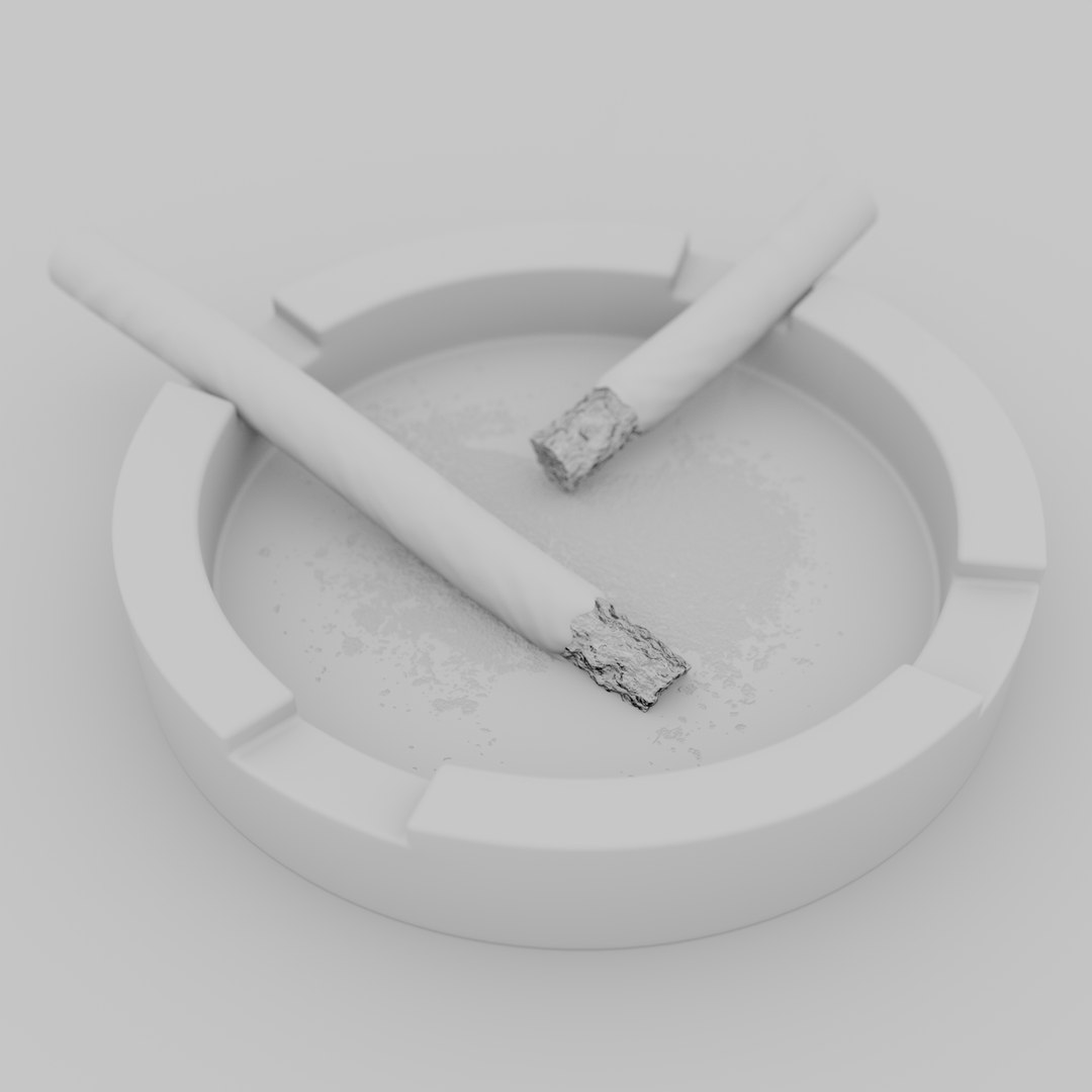 Blender Cigarette Scene 3D Model - TurboSquid 1547616