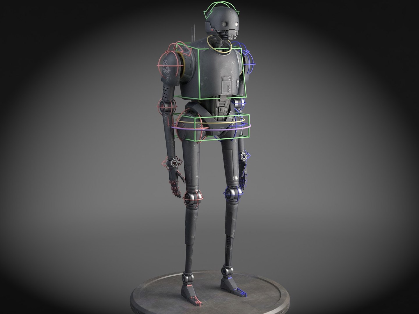 K2so Starwars Star 3D Model - TurboSquid 1155924