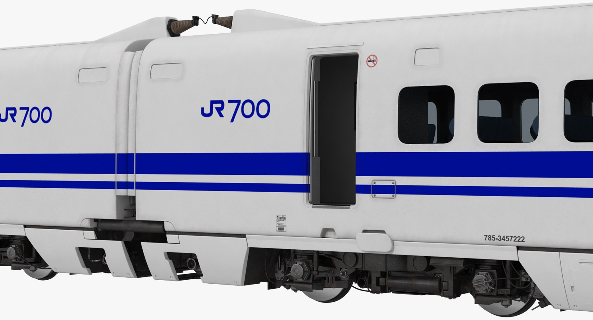 bullet train jr700 japan 3d obj