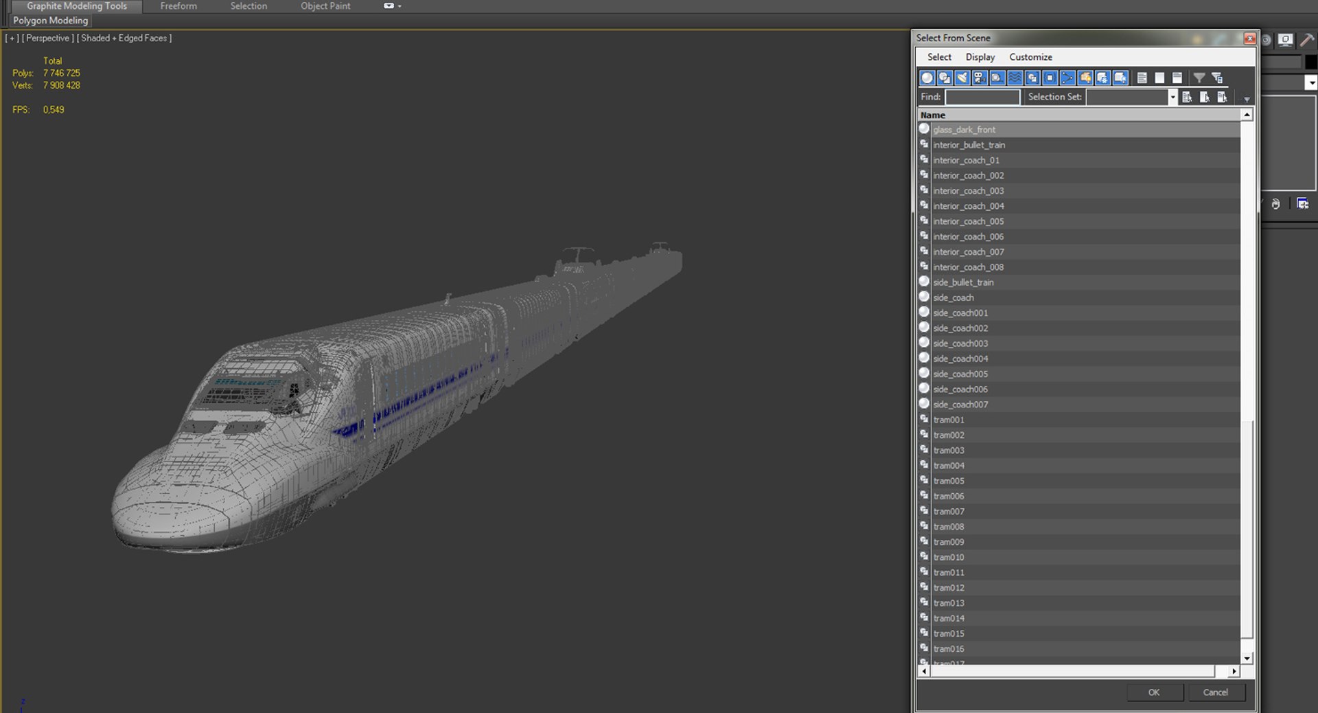 bullet train jr700 japan 3d obj