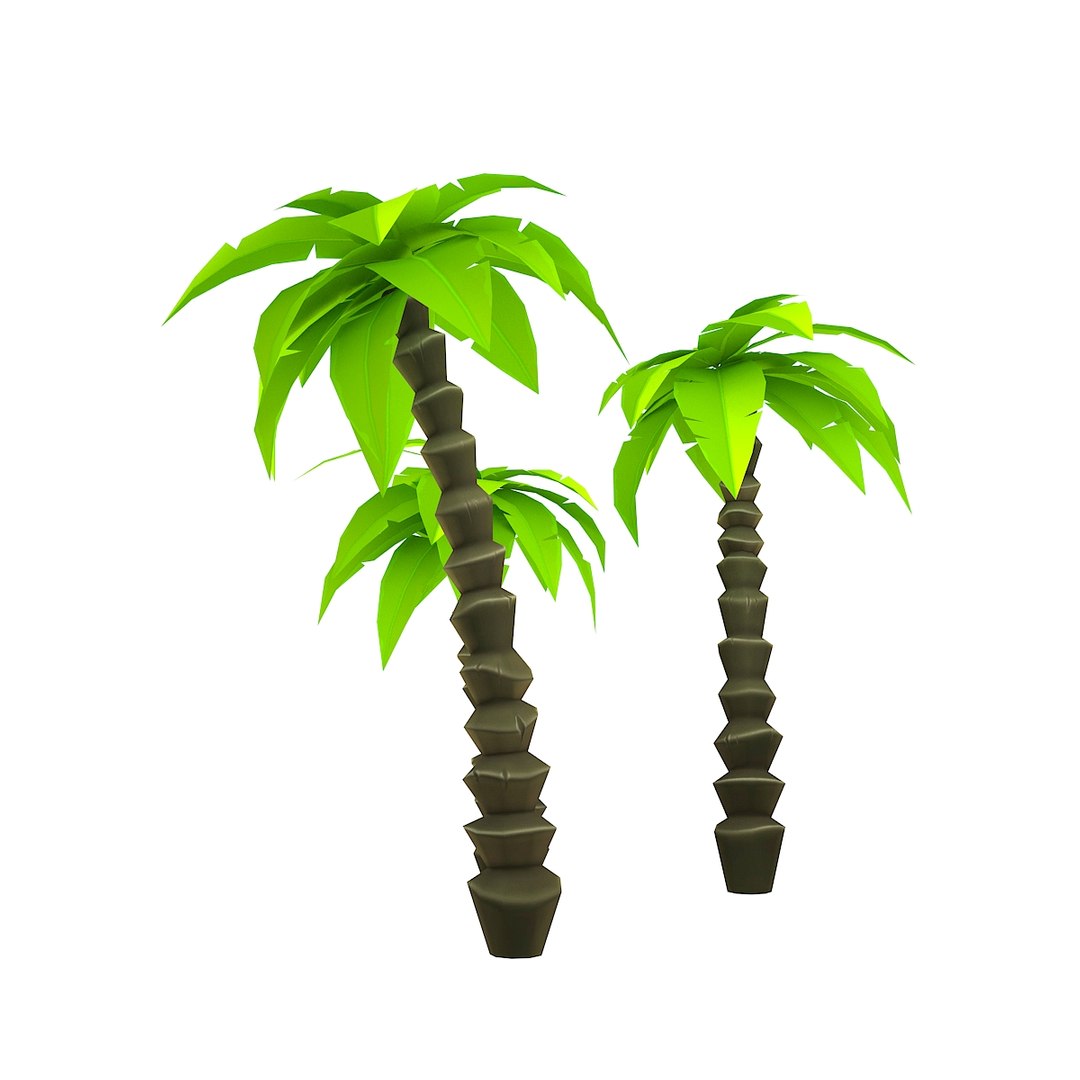 Stylized Palm 3D Model - TurboSquid 1582302