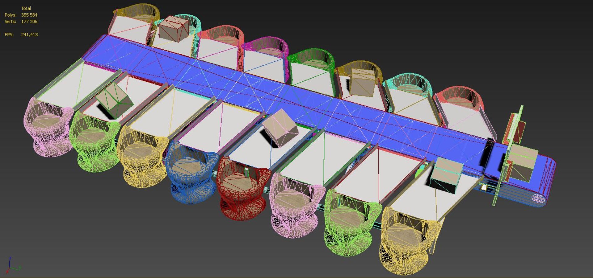 3D Conveyor - TurboSquid 1382869