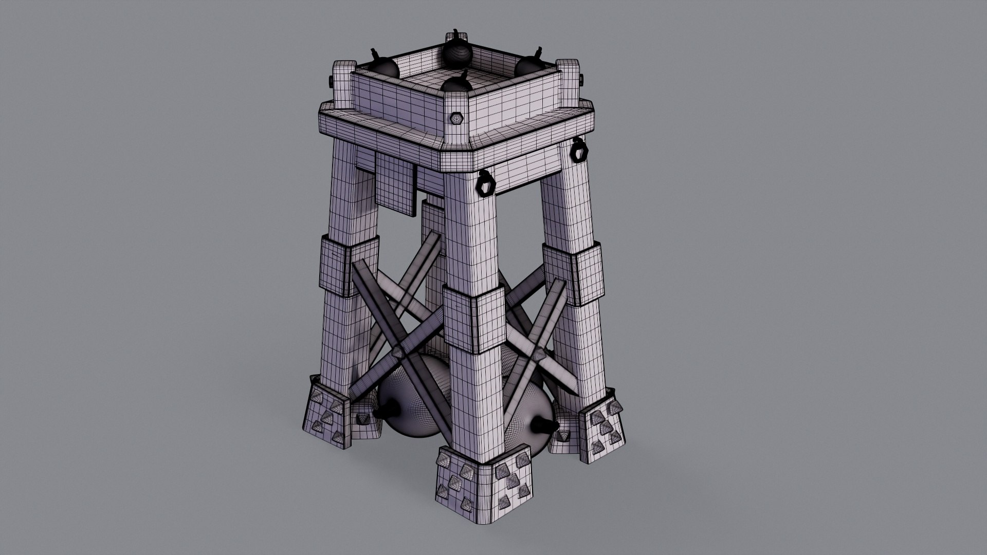 Watch Tower Model - TurboSquid 2180507