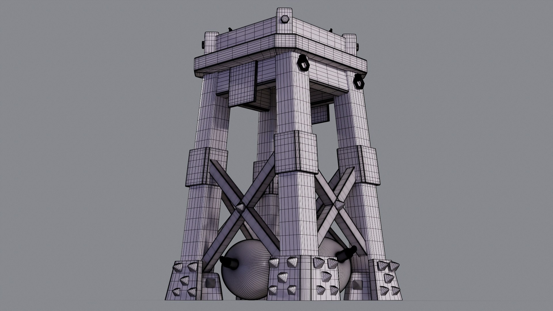 Watch Tower Model - TurboSquid 2180507