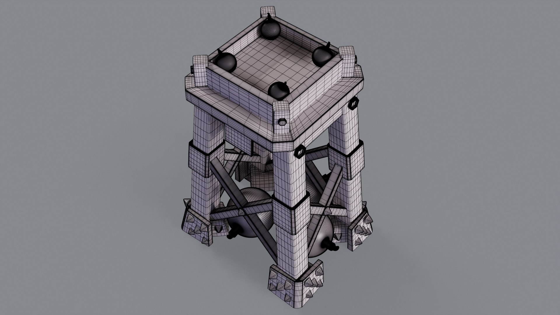 Watch Tower Model - TurboSquid 2180507