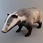 3ds European Badger