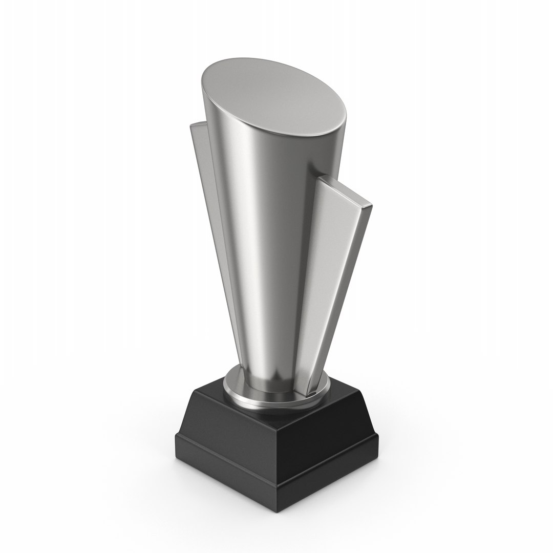 Silver Award Trophy 3D - TurboSquid 2187606