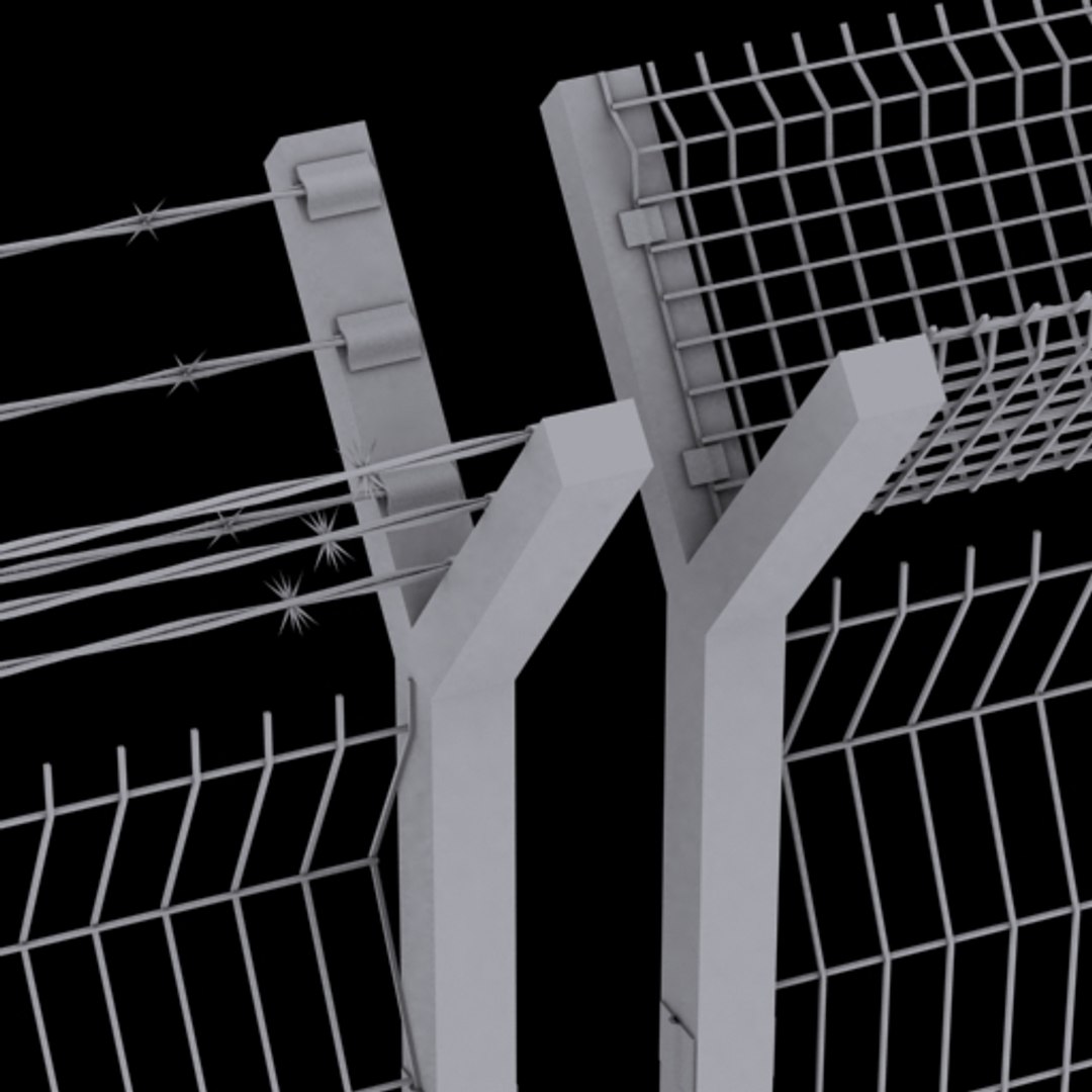 3dsmax Variable Wired Fence