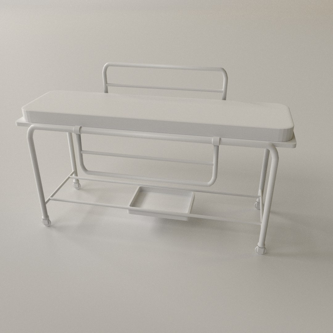 Medical Gurney Model - TurboSquid 1587932