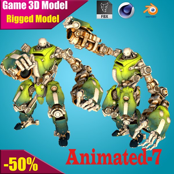 Free Blender Mech Models | TurboSquid