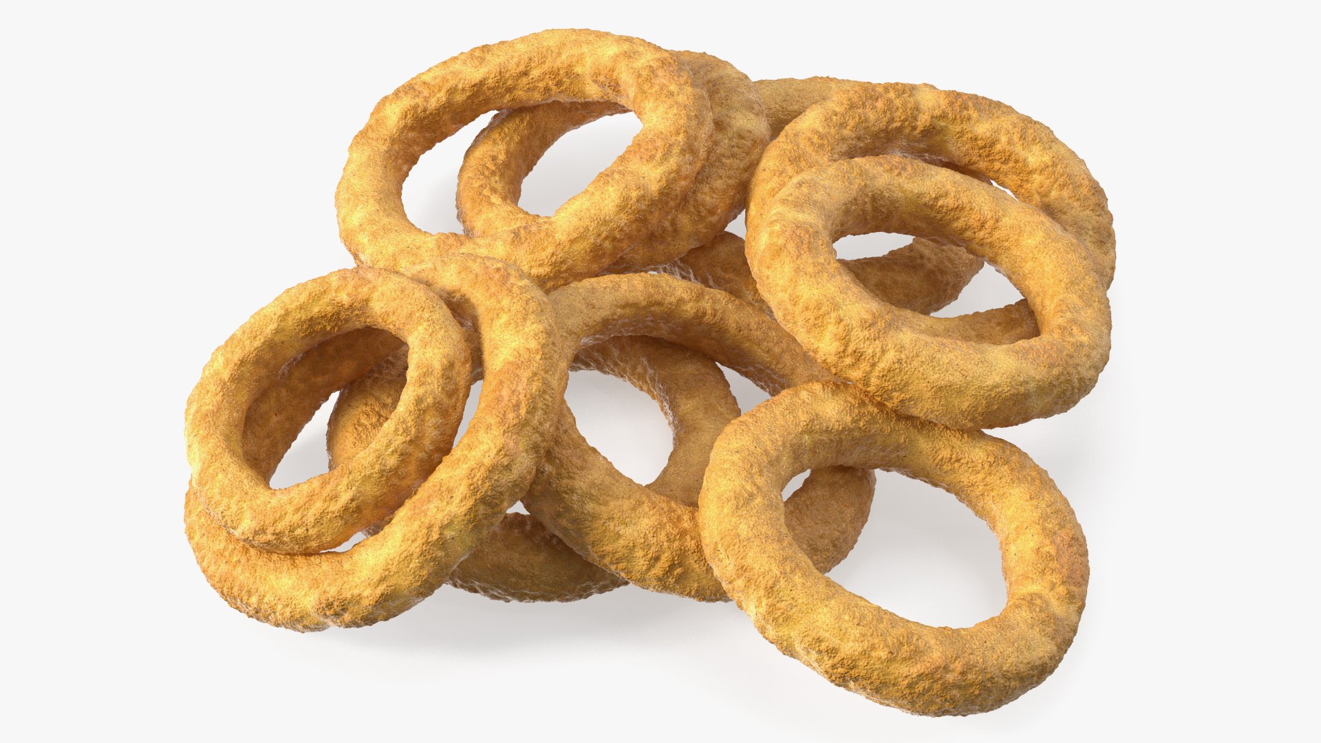 Onion Ring Chips 3D model - TurboSquid 1987225