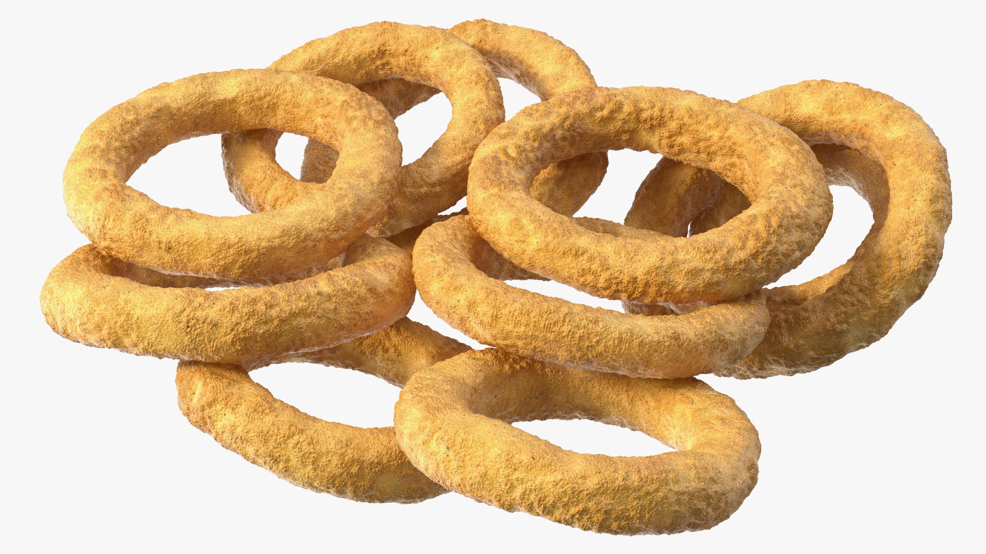Onion Ring Chips 3D model - TurboSquid 1987225