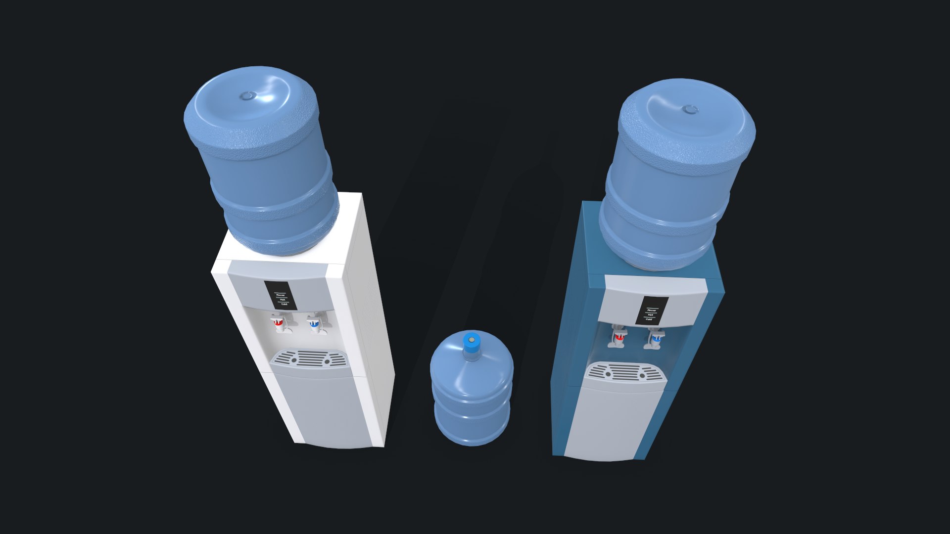 3D Low-poly Water Cooler Model - TurboSquid 1626562
