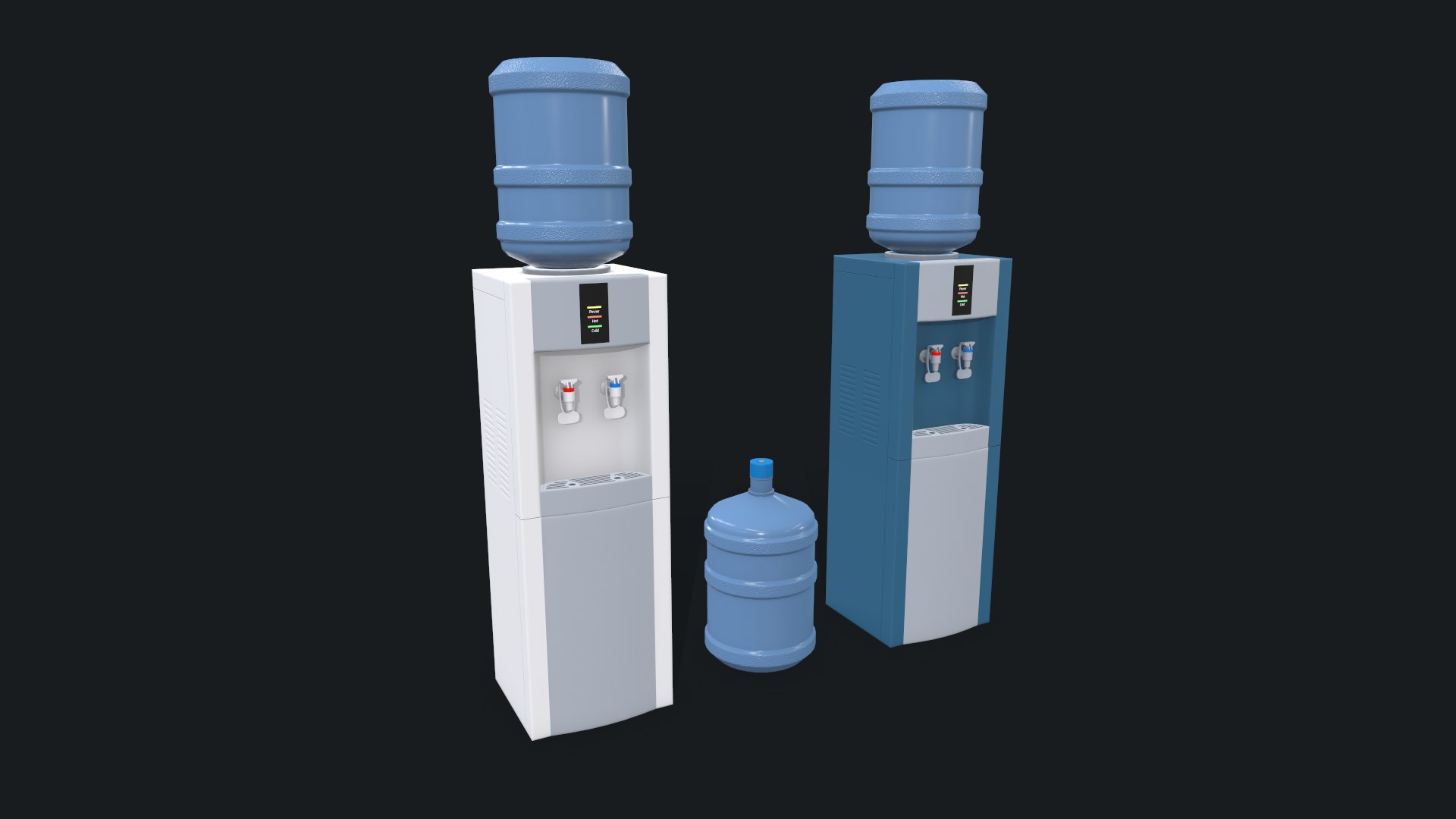 3D Low-poly Water Cooler Model - TurboSquid 1626562