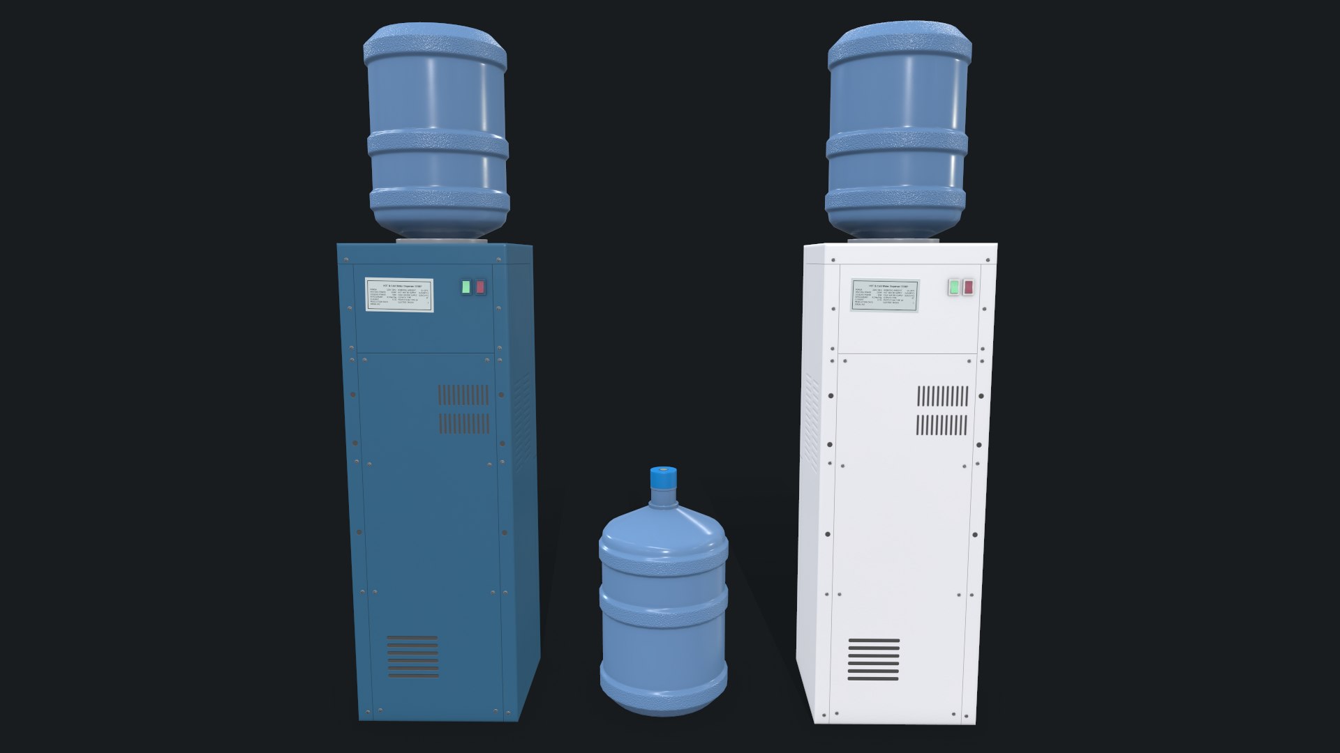3D Low-poly Water Cooler Model - TurboSquid 1626562