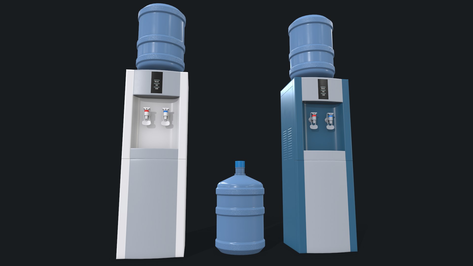 3D Low-poly Water Cooler Model - TurboSquid 1626562
