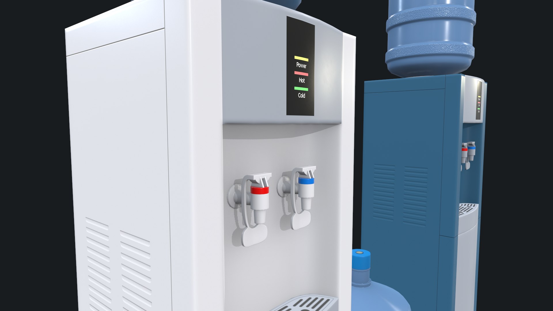 3D Low-poly Water Cooler Model - TurboSquid 1626562