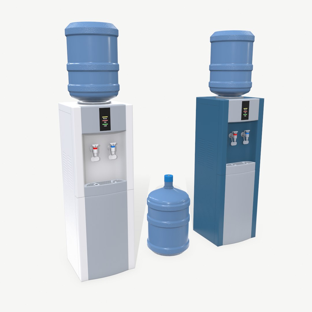 3D Low-poly Water Cooler Model - TurboSquid 1626562