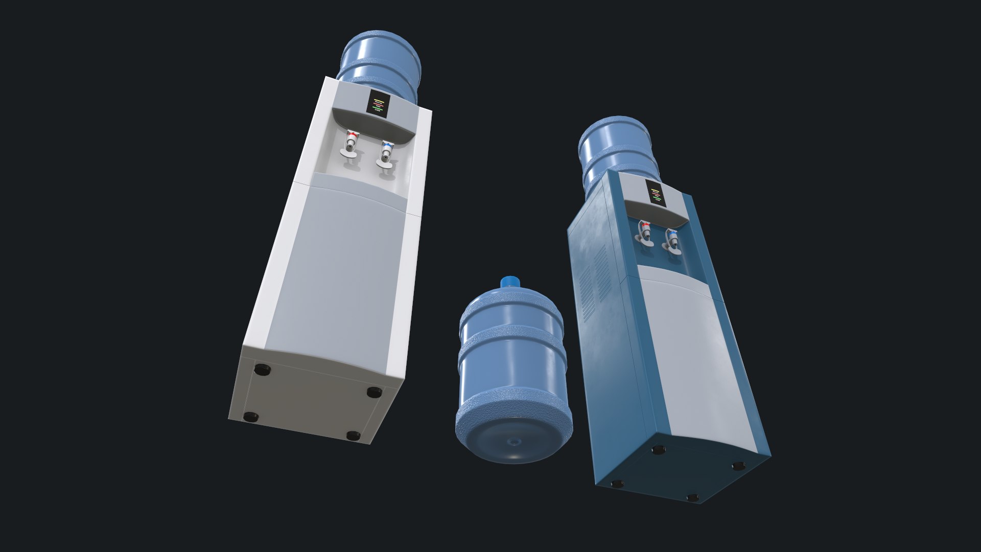 3D Low-poly Water Cooler Model - TurboSquid 1626562