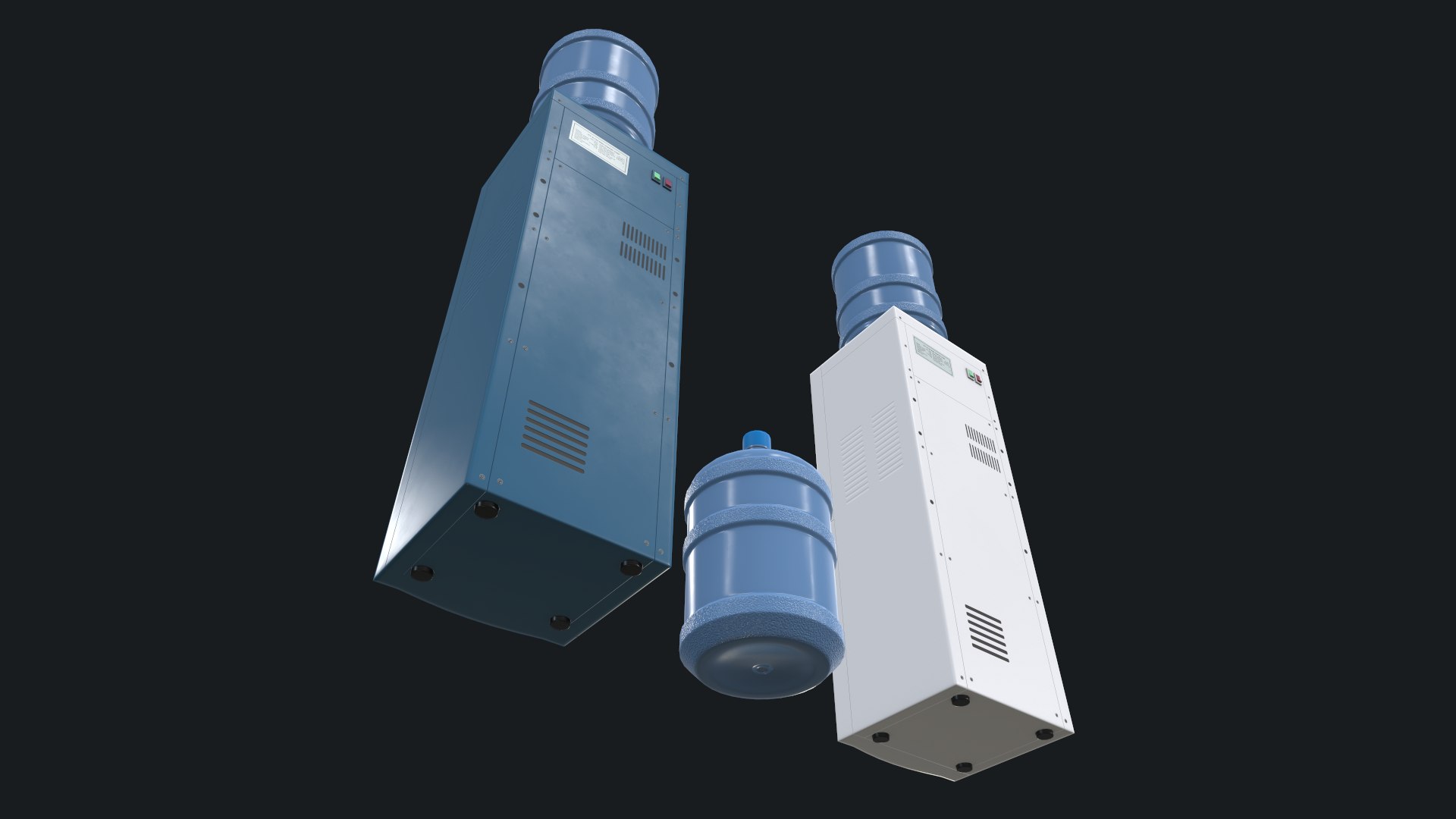 3D Low-poly Water Cooler Model - TurboSquid 1626562