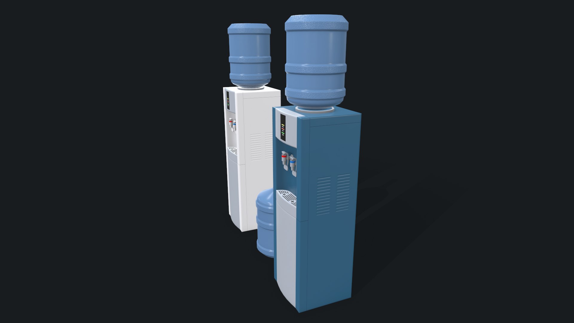 3D Low-poly Water Cooler Model - TurboSquid 1626562