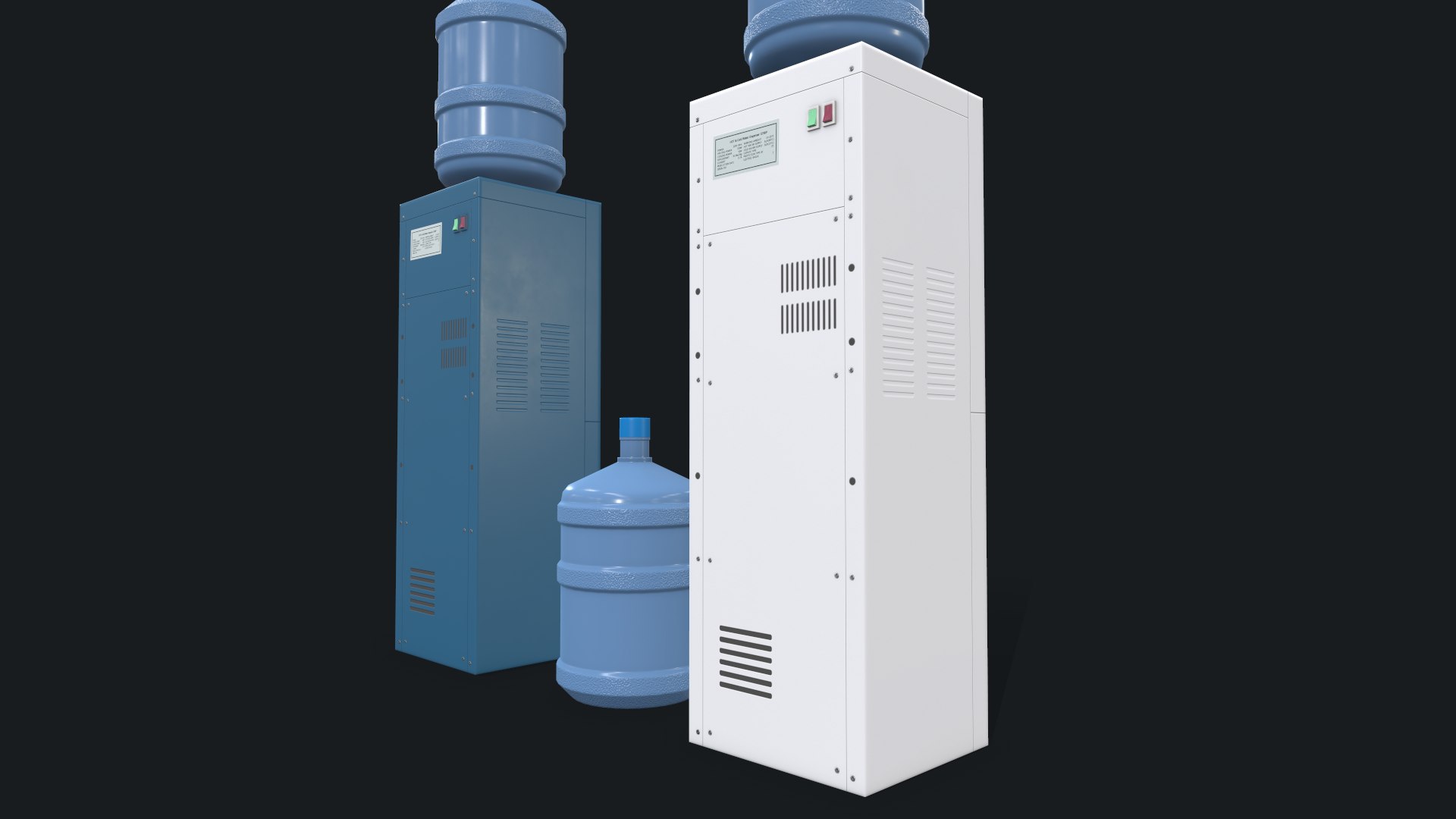 3D Low-poly Water Cooler Model - TurboSquid 1626562