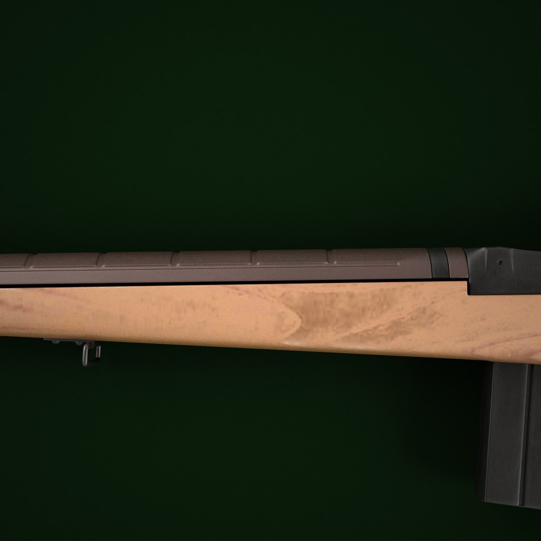 m14 rifle 3d model