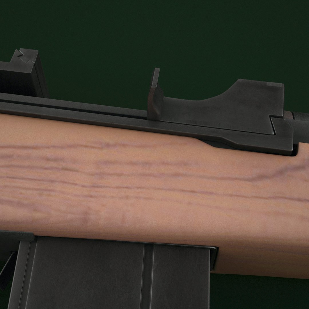 m14 rifle 3d model