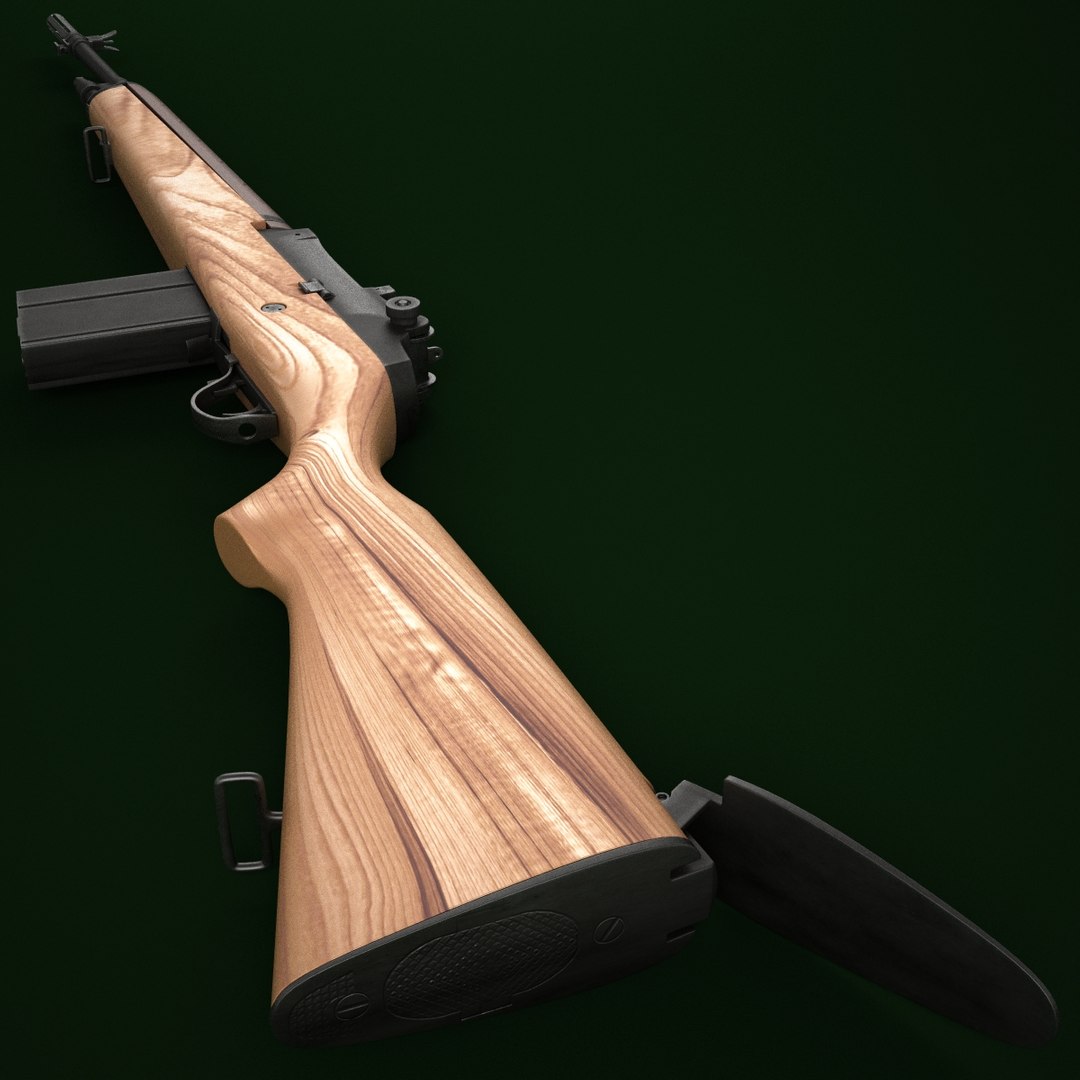 m14 rifle 3d model