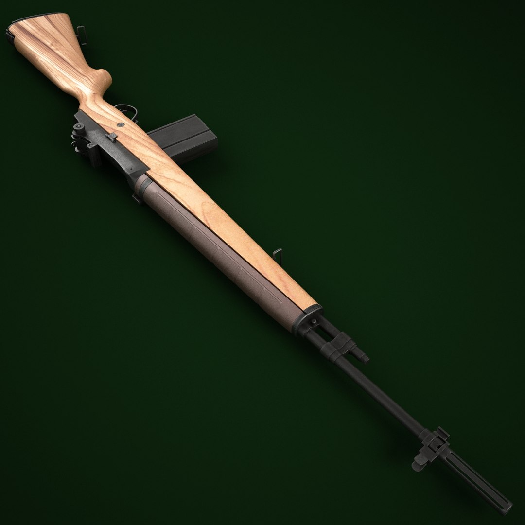 m14 rifle 3d model