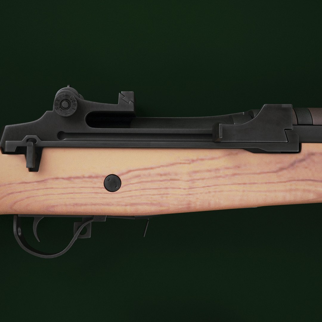 m14 rifle 3d model