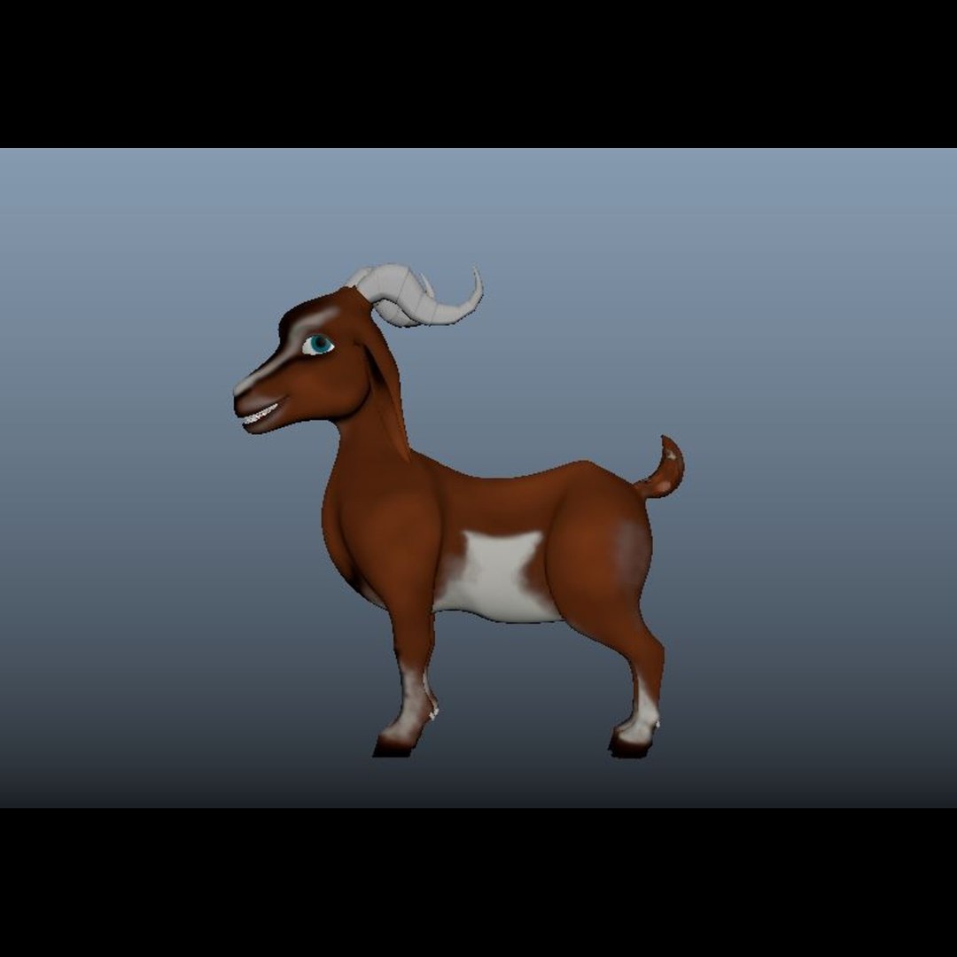 卡通山羊装备3D模型 - TurboSquid 2236175