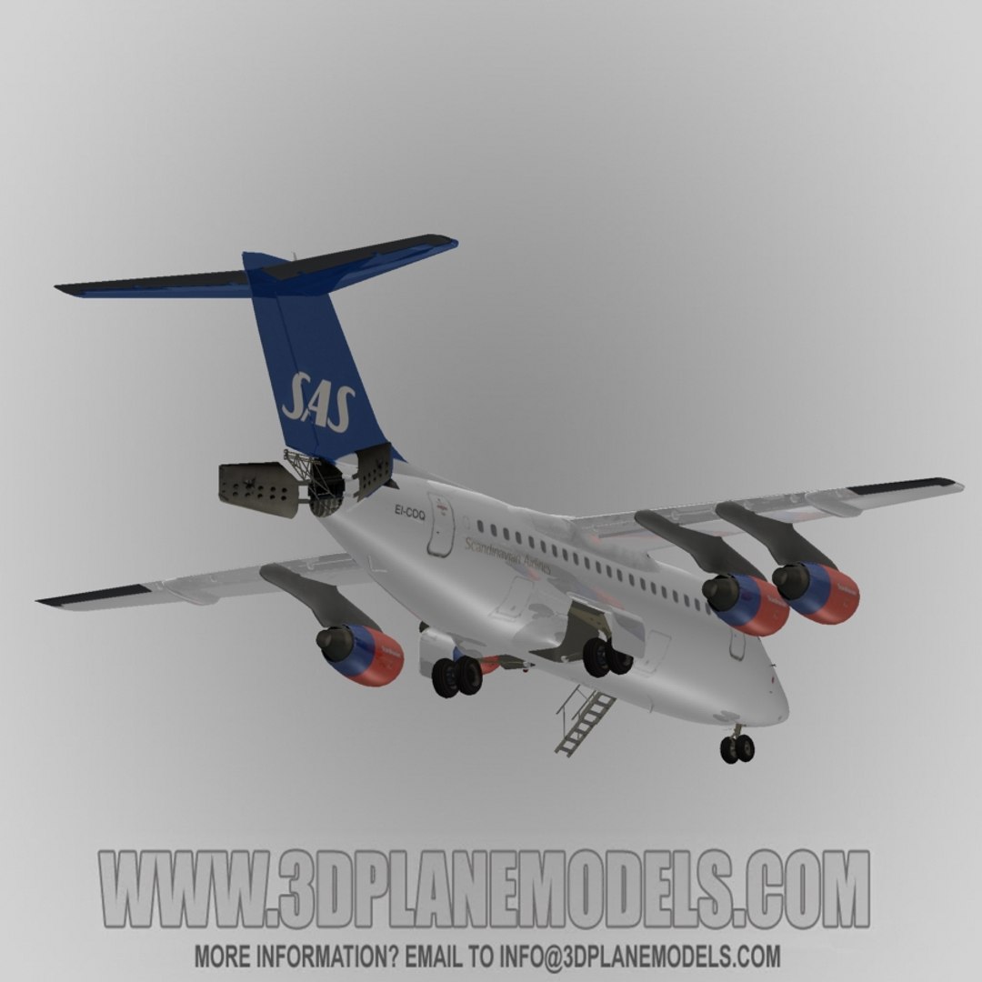 british aerospace 146-100 80 3d 3ds