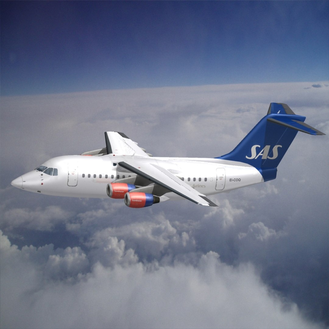 British Aerospace 146-100 80 3d 3ds