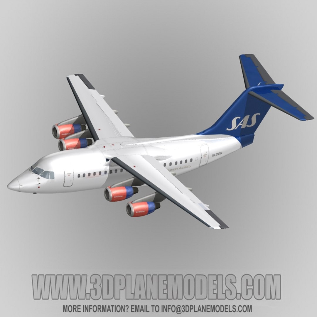 British Aerospace 146-100 80 3d 3ds