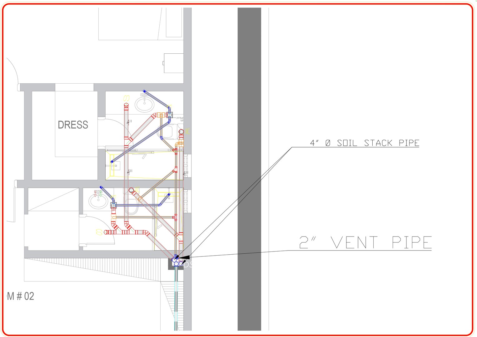 Plumbing System Layout 3D Model - TurboSquid 2247178