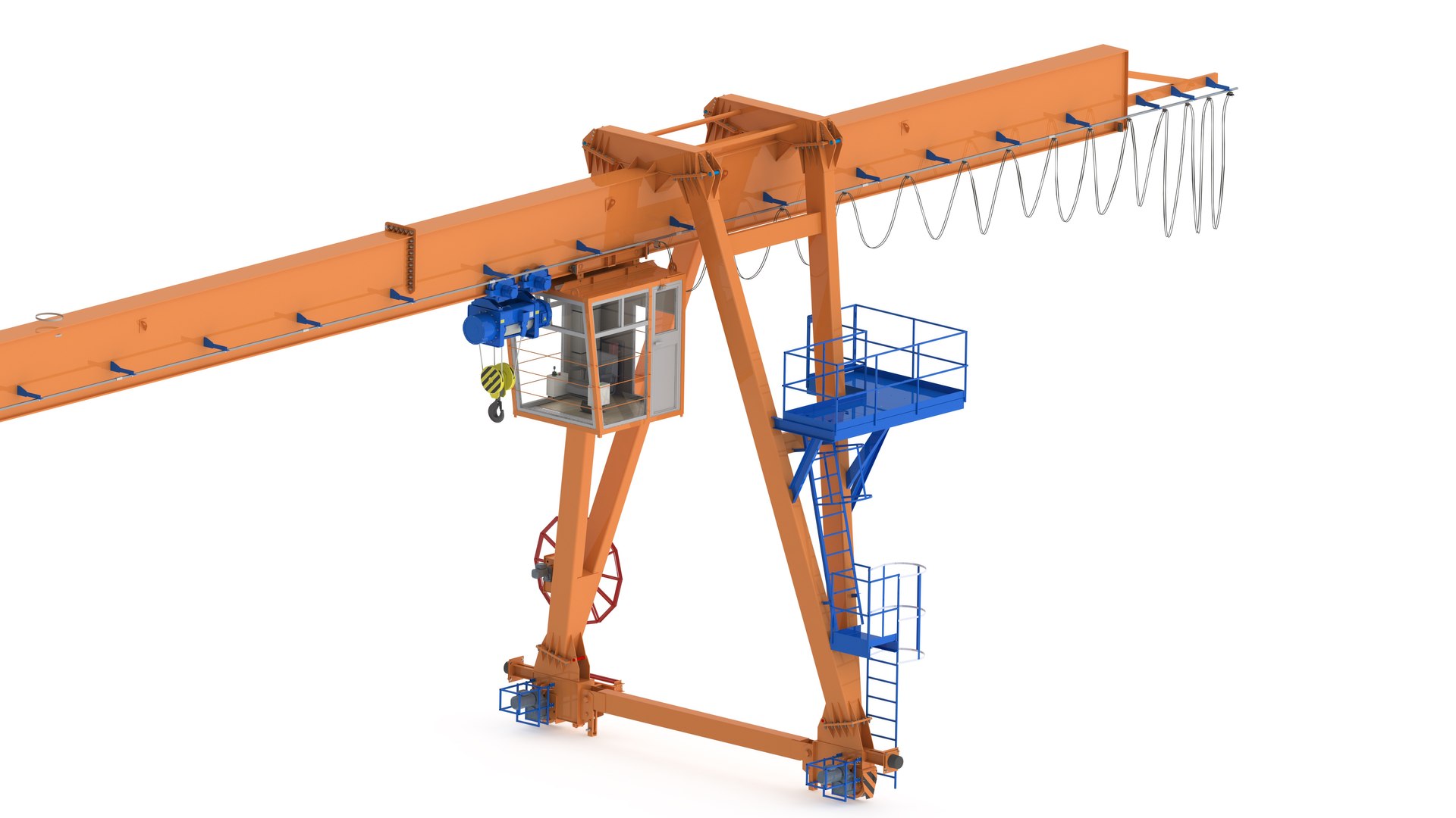 Crane Gantry Cabin 3D - TurboSquid 1675490
