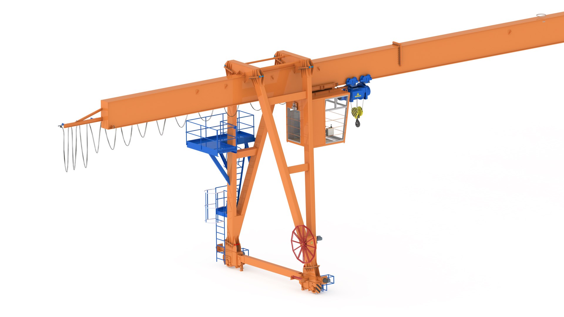 Crane Gantry Cabin 3D - TurboSquid 1675490