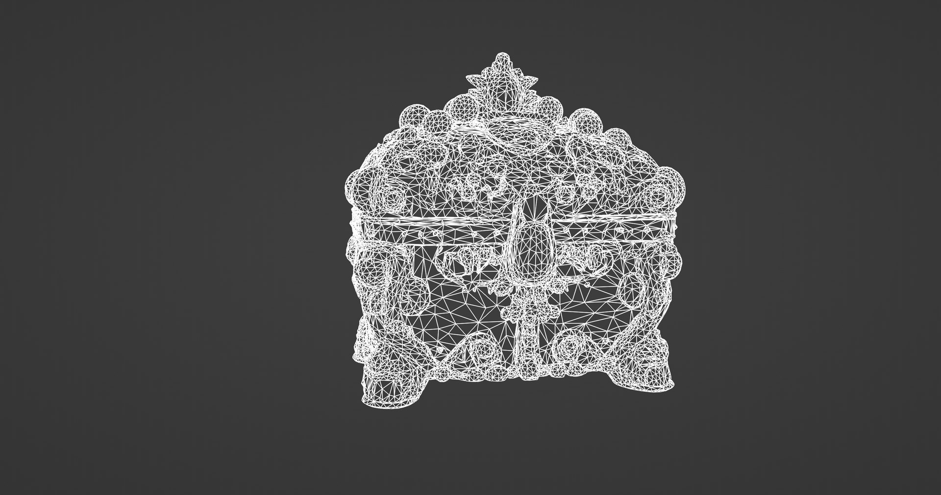Ornate Fantasy Treasure Chest Model - TurboSquid 2343891