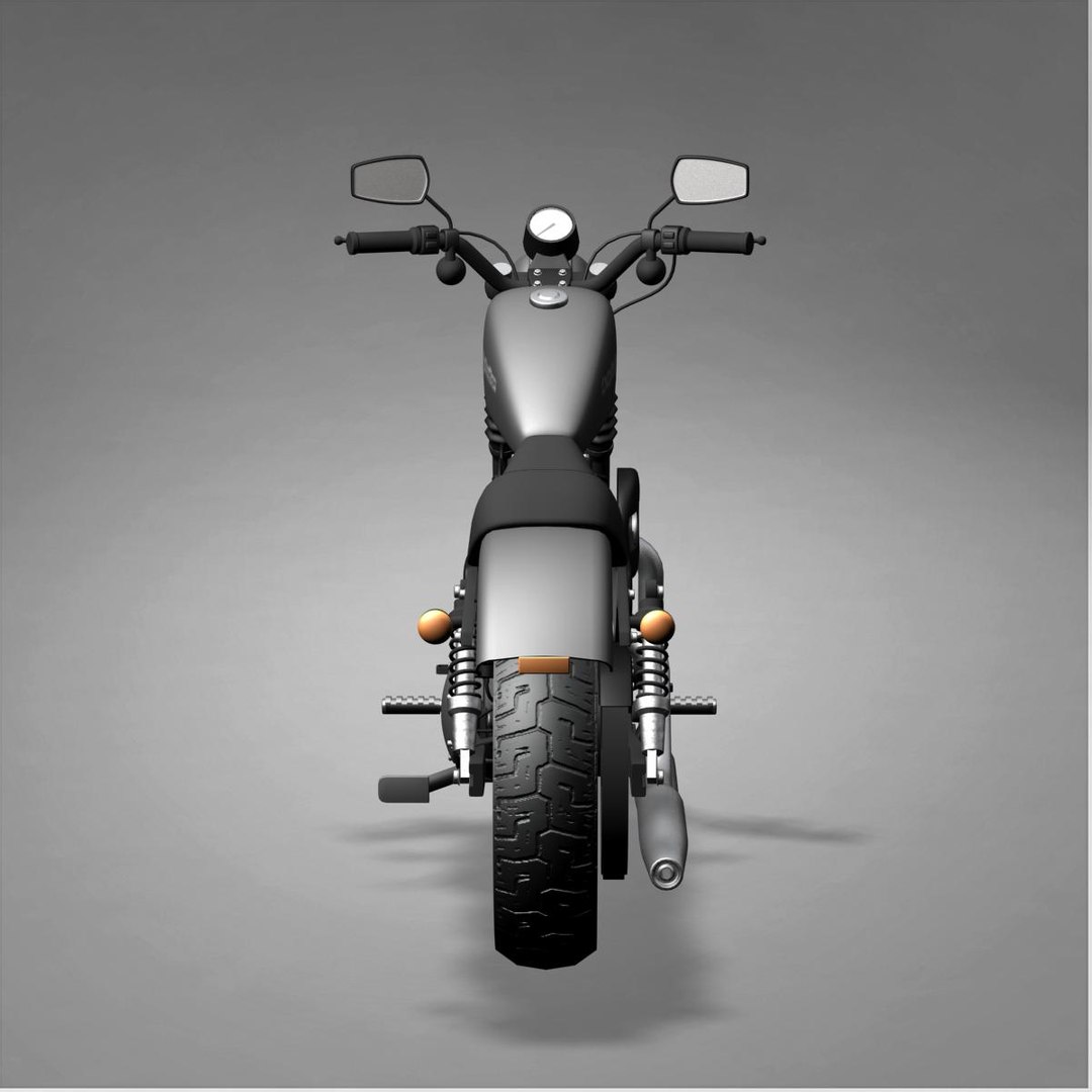 Harley Davidson Iron 883 3d Model