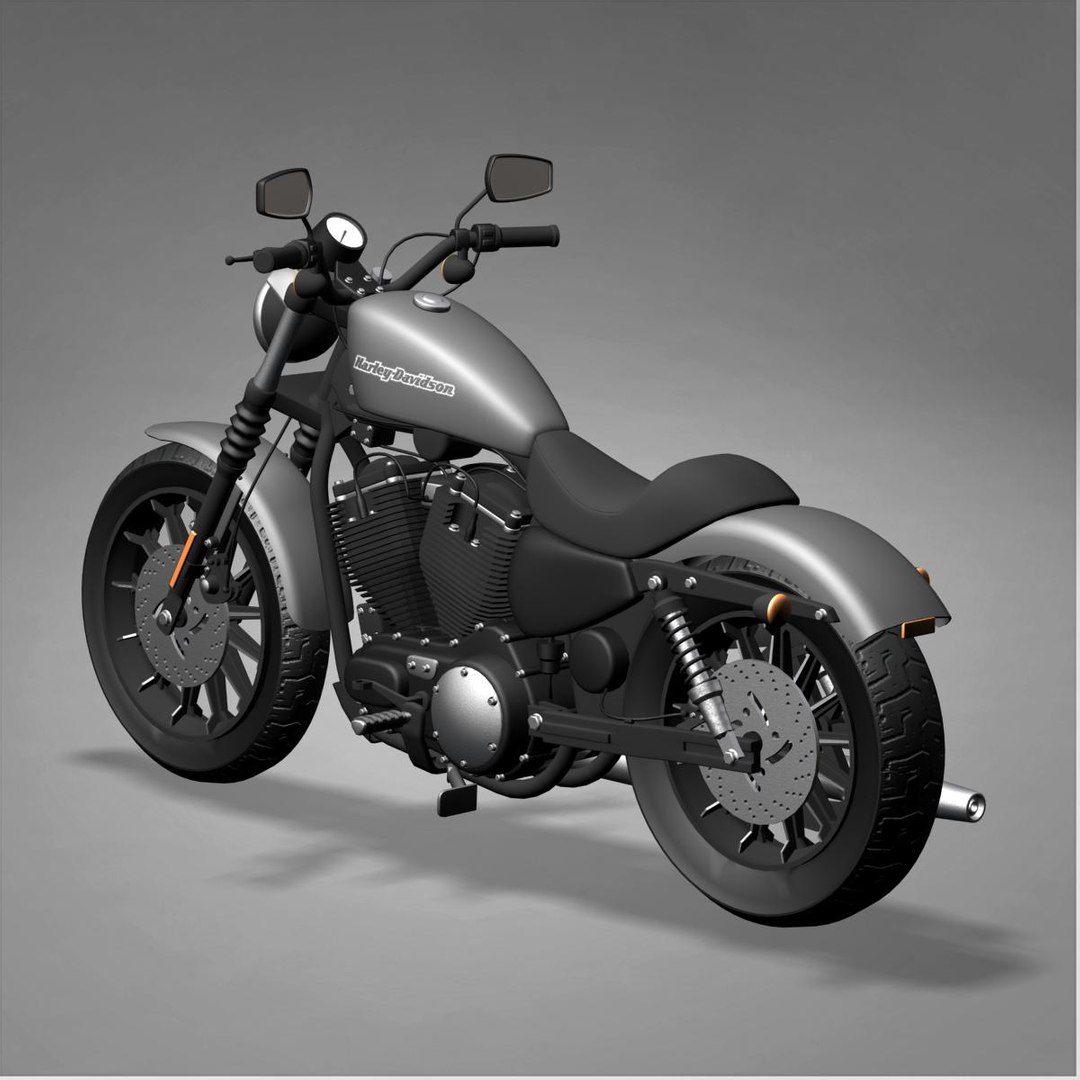 Harley Davidson Iron 883 3d Model