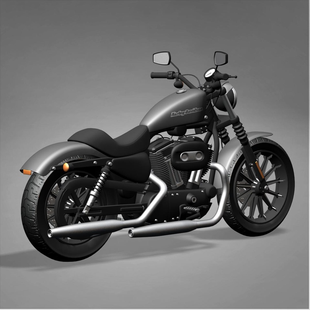 Harley Davidson Iron 883 3d Model