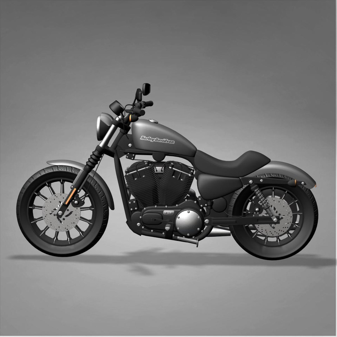 Harley Davidson Iron 883 3d Model