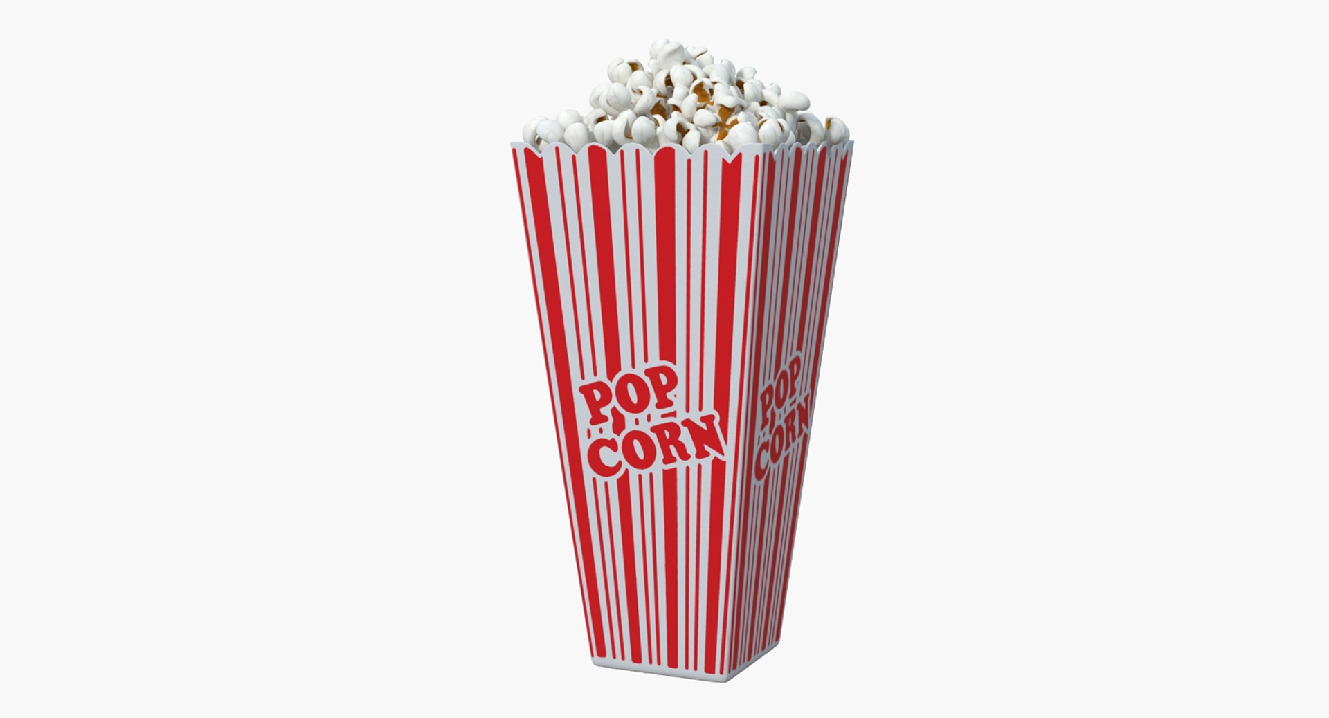 3D Popcorn Cups Corn Model - TurboSquid 1418866