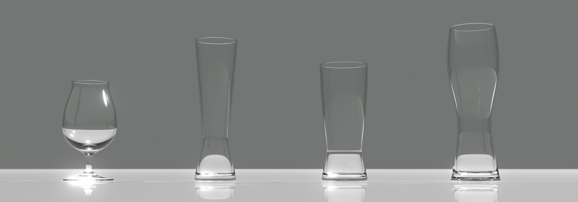 3d Model Spiegelau Beer Classics Glass
