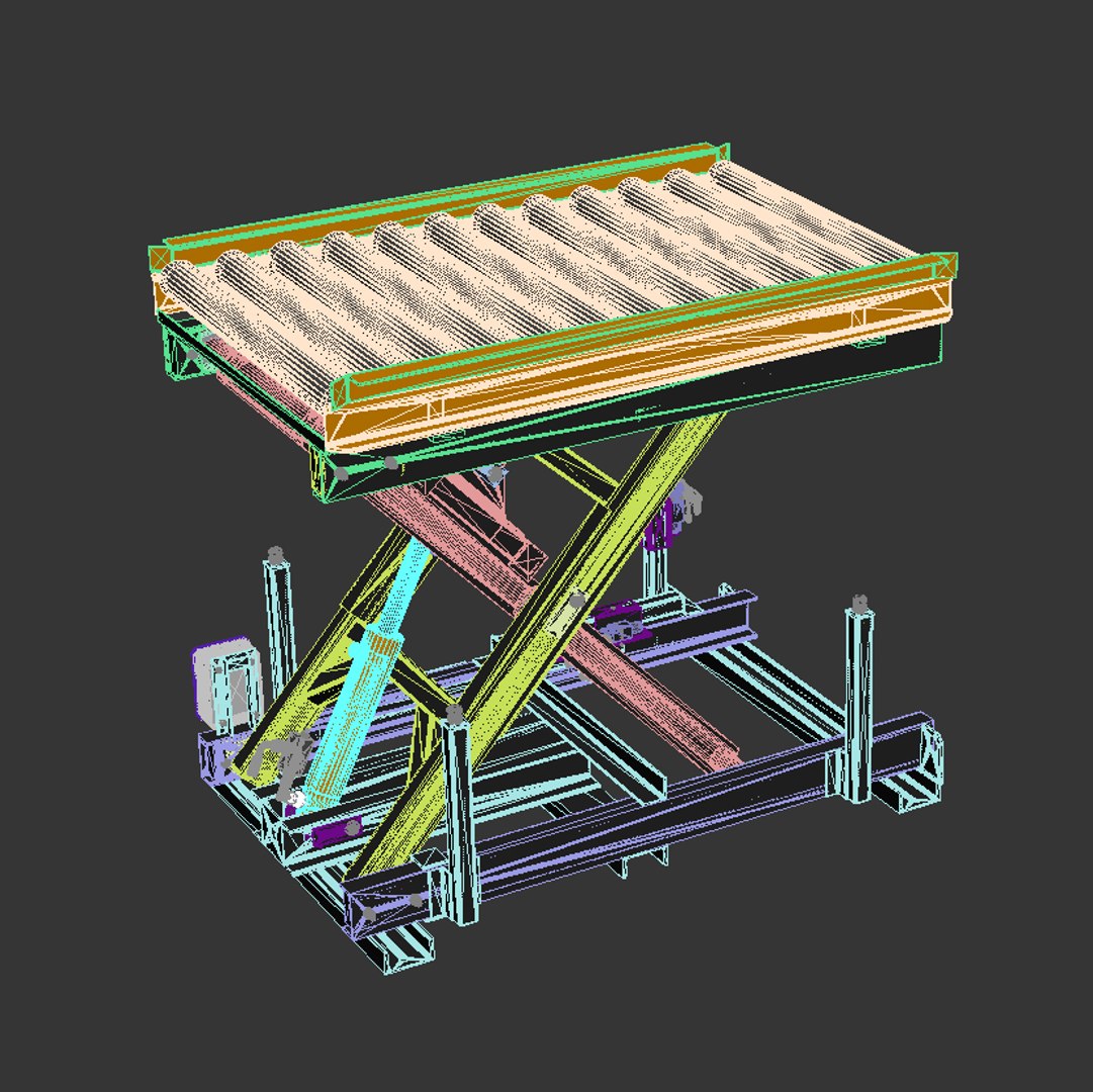3D - Industrial Lift Model - TurboSquid 1453759