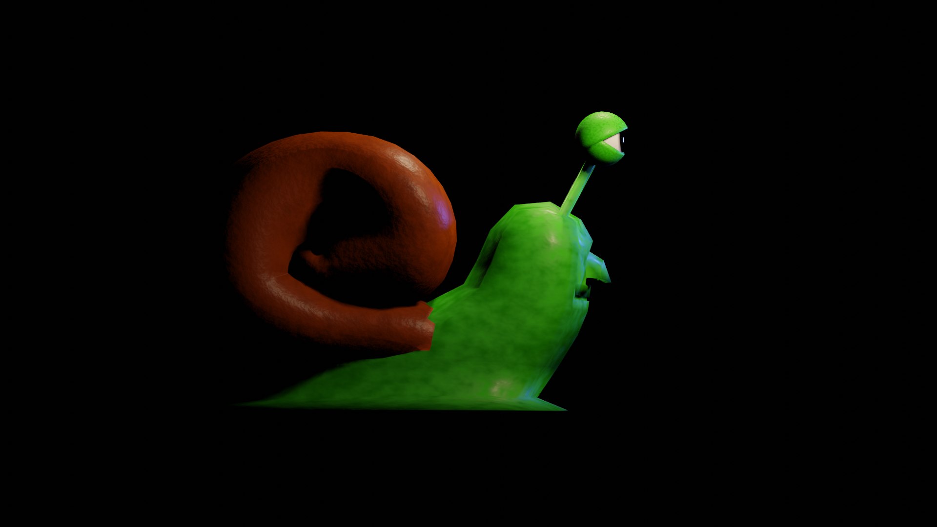 Cartoon Snail Model - TurboSquid 2010683