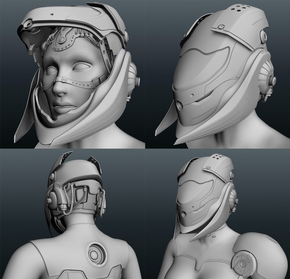 3d Helmet Helm