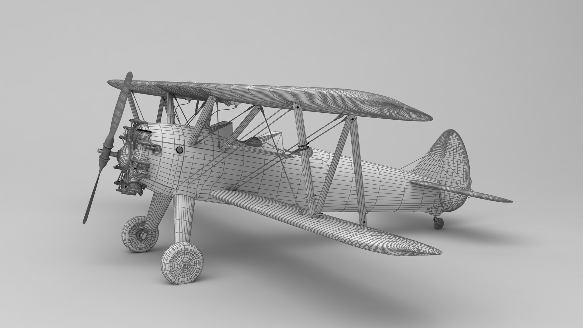 Boeing Stearman M 75 3D Model - TurboSquid 2011563