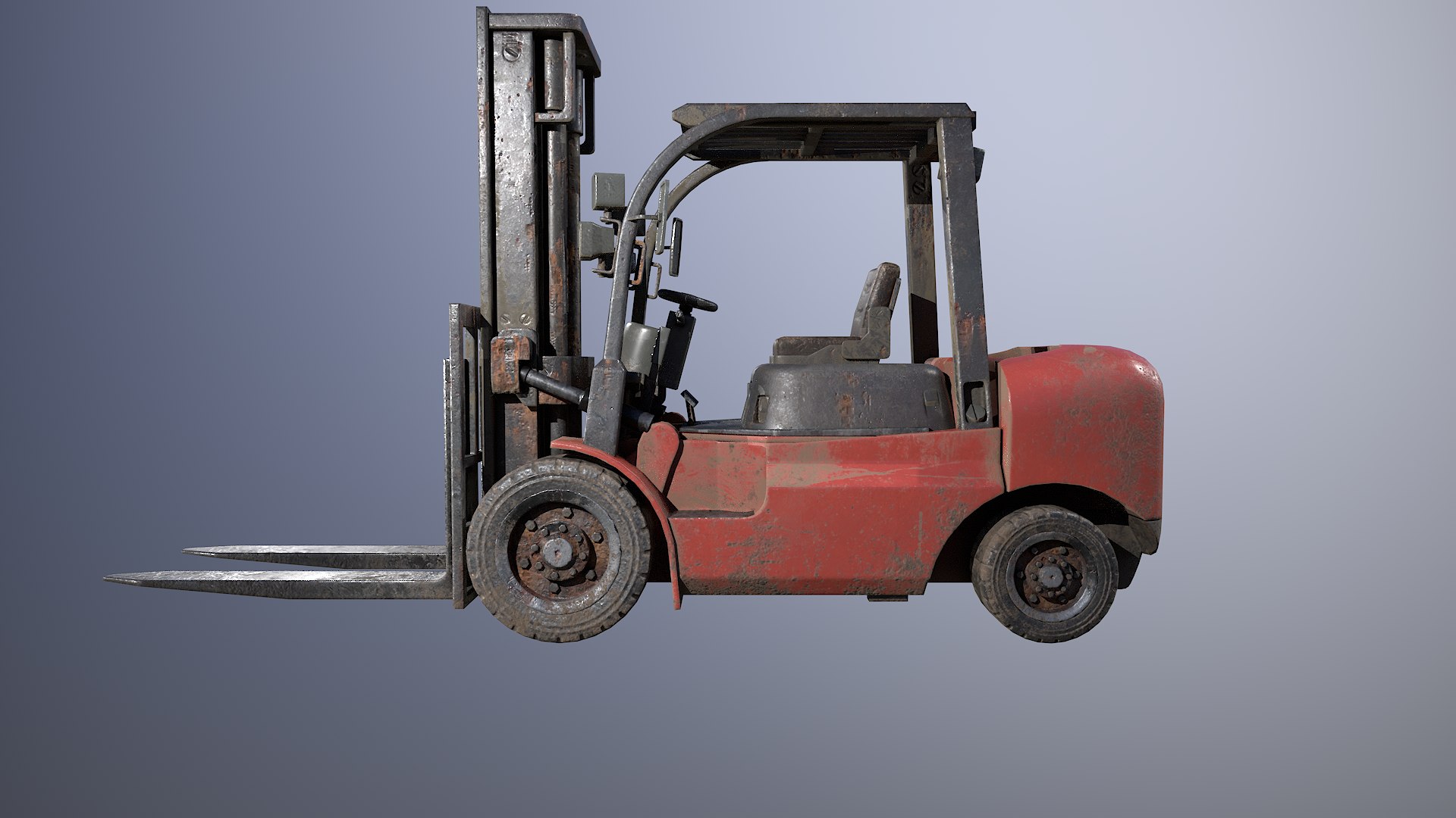 3D Forklift Model - TurboSquid 1972614